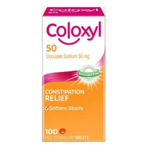 Coloxyl Tablets 50mg 100 Tabs - BrightSky Australia