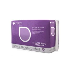 Comforts Super Plus Pads 10's 750ml - BrightSky Australia